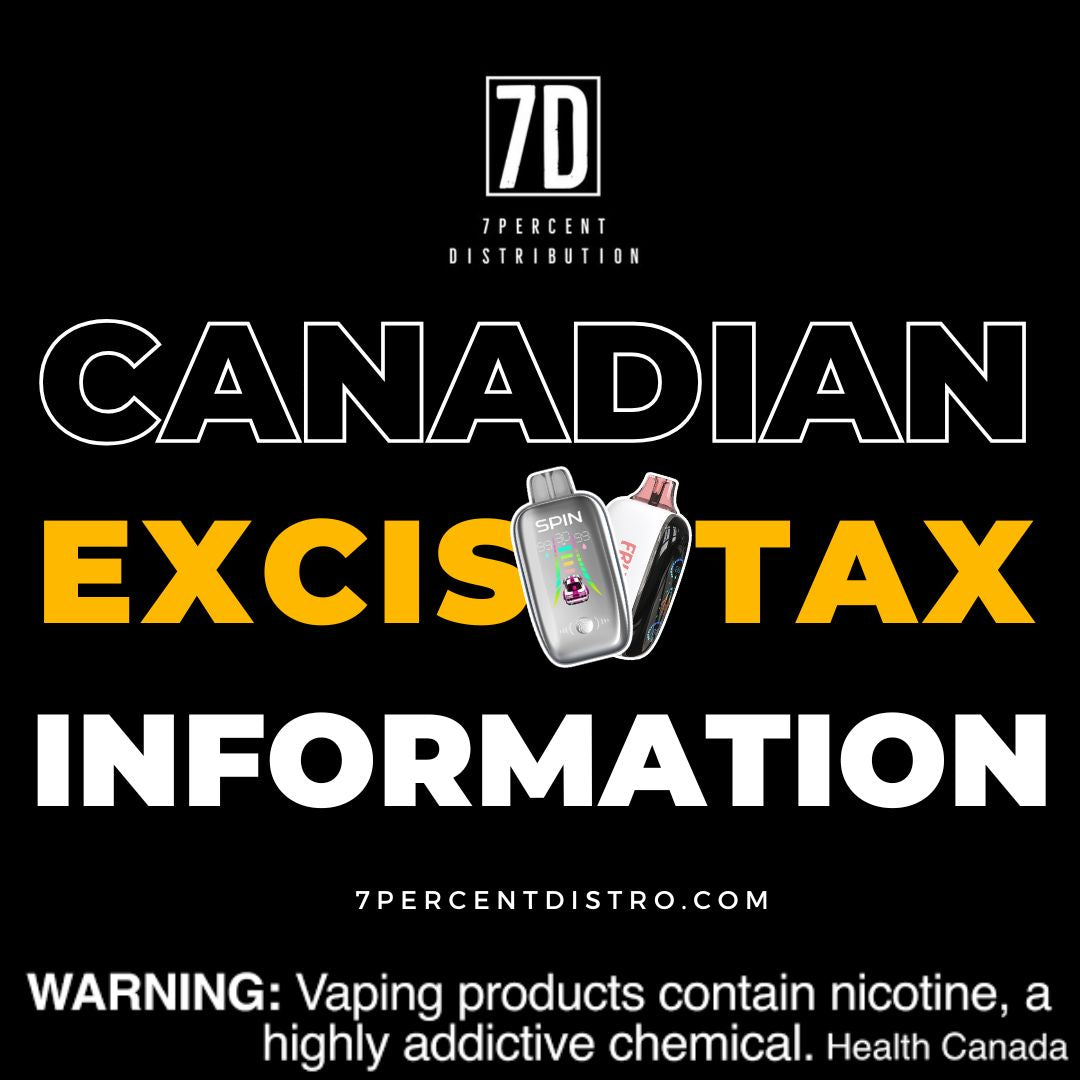 Canadian Excise Tax on Vaping Liquids - 7 Percent Distribution ...