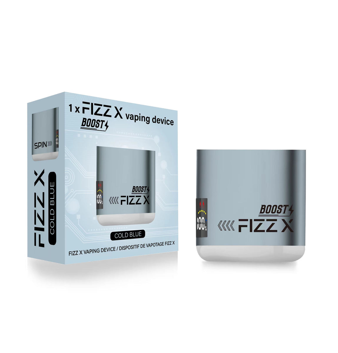 Spin Fizz X Boost Device (850mAh) Wholesale - 7 Percent Distribution ...
