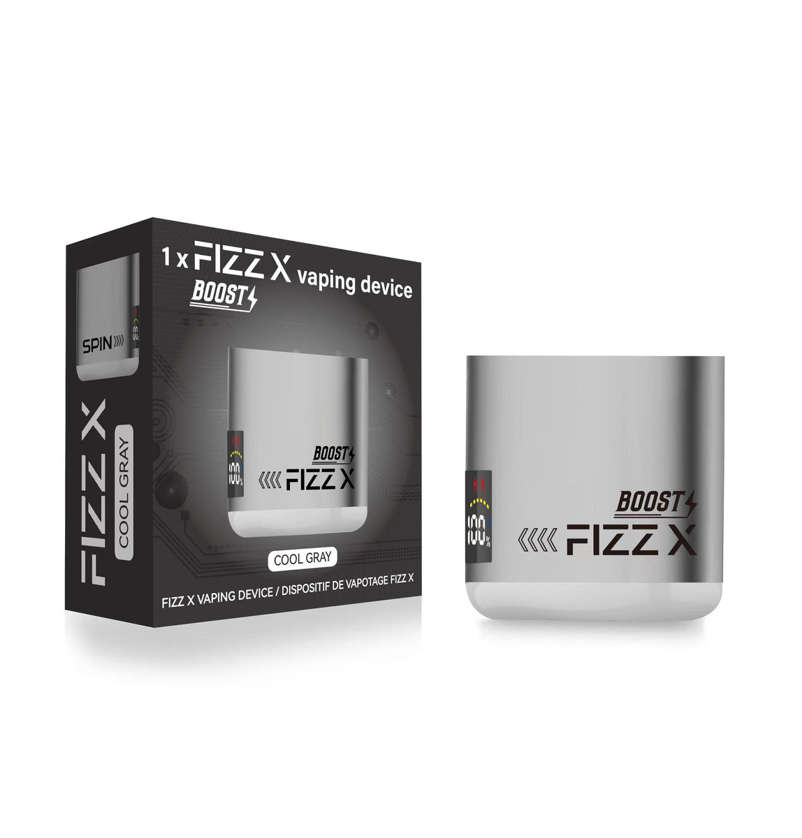 Spin Fizz X Boost Device (850mAh) Wholesale - 7 Percent Distribution ...