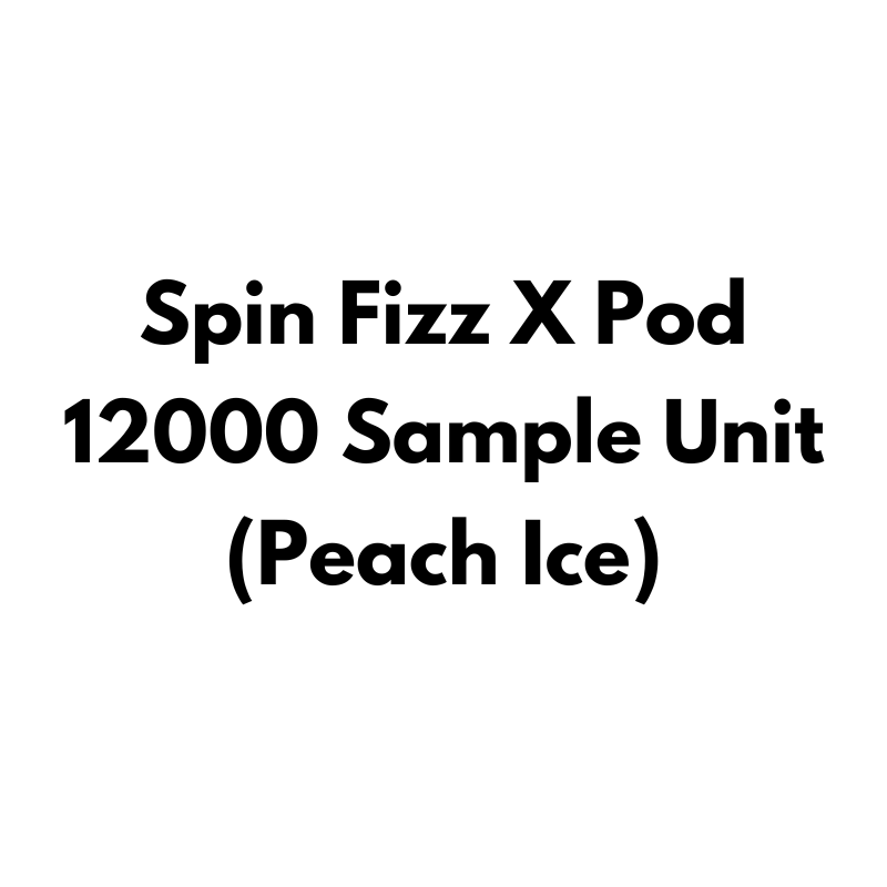 Spin Fizz X Pod 12K Sample Unit – 7Percent Distribution