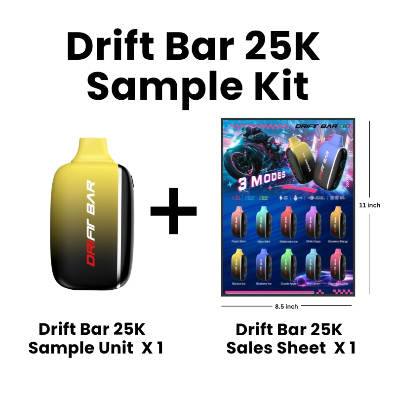 Drift Bar 25K Sample Kit – 7Percent Distribution